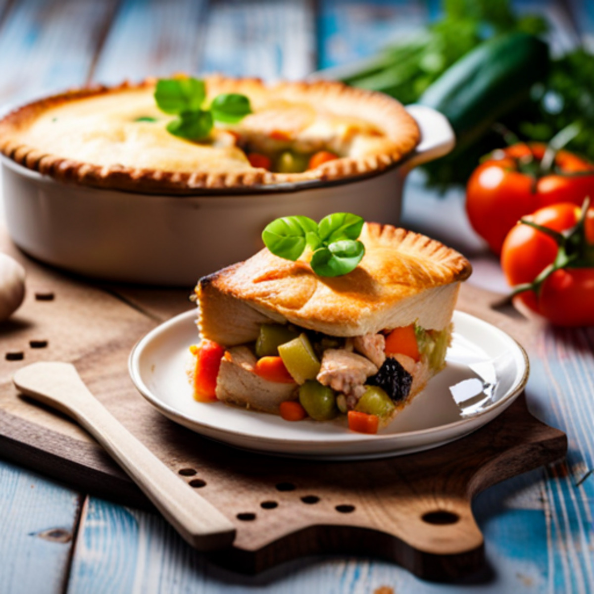 Rustic Chicken Pie Recipe with Mixed Vegetables - Instacart