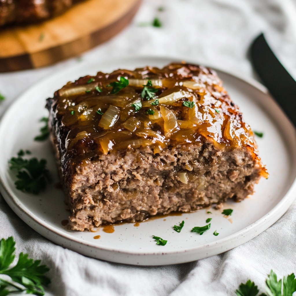 Classic Meatloaf with Caramelized Onions: Comfort Food at Its Best ...