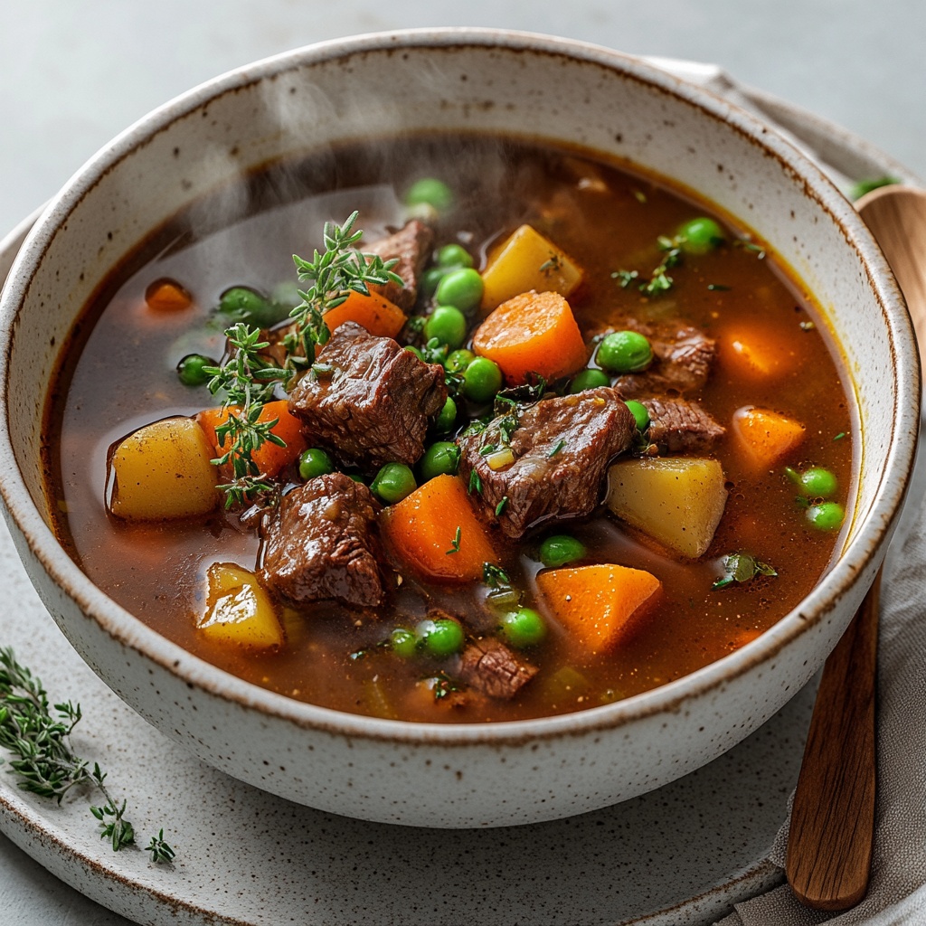 Slow-Simmered Classic Beef & Root Vegetable Soup Recipe | Instacart