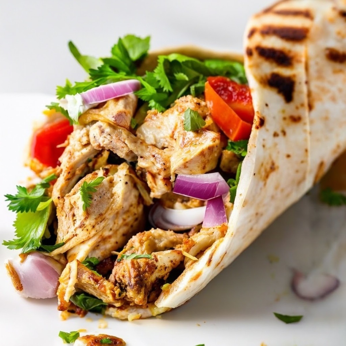 Authentic Chicken Shawarma Wrap Recipe - Instacart