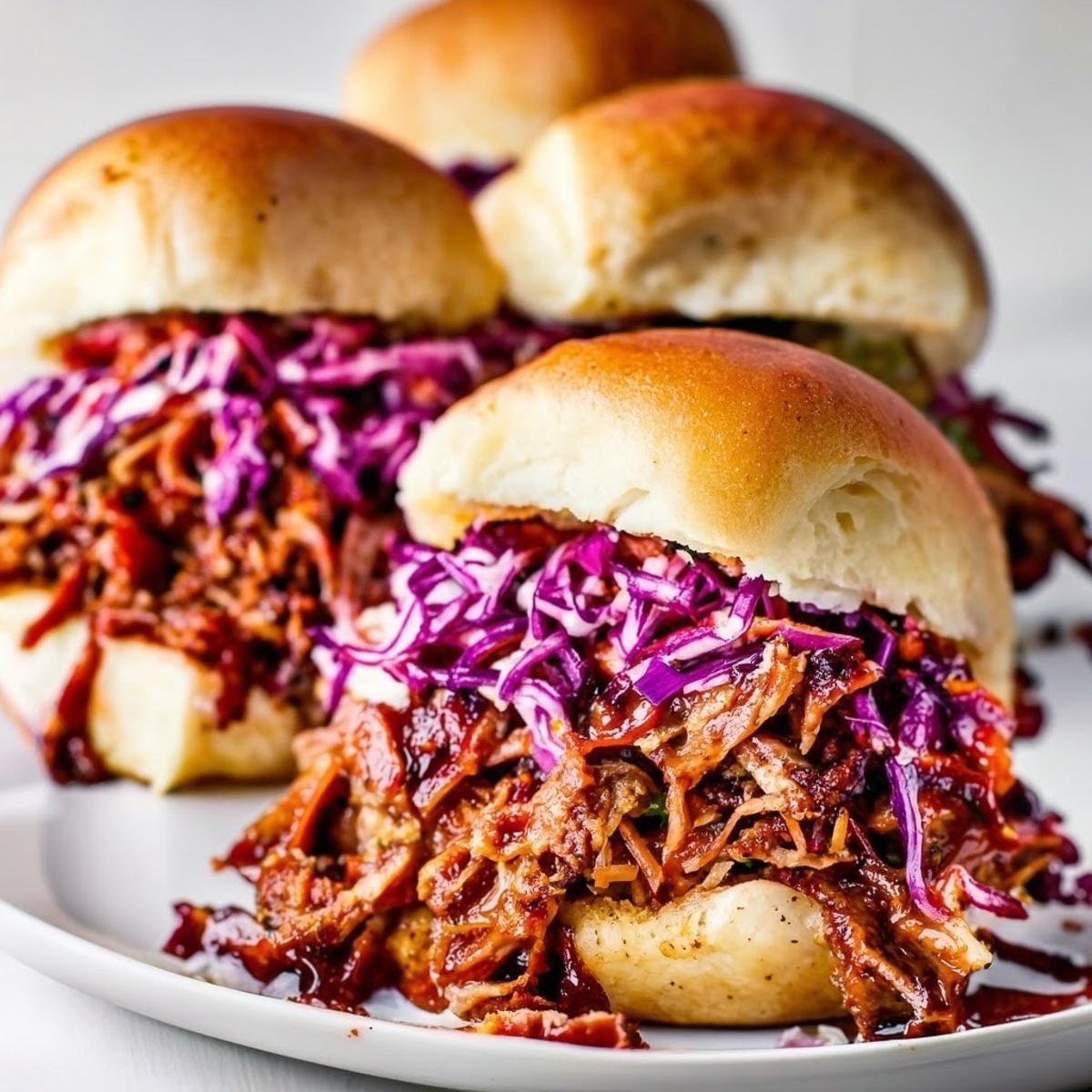Barbecue Pulled Pork Sliders with Coleslaw Recipe - Instacart