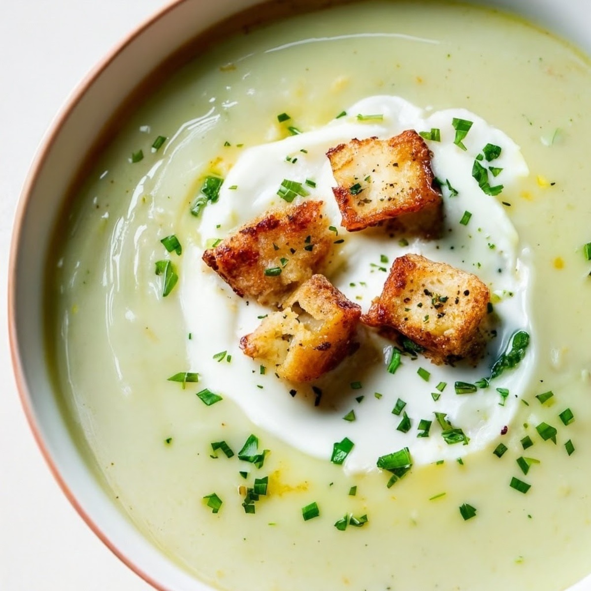 Creamy Celery Soup Recipe with Garlic Croutons - Instacart