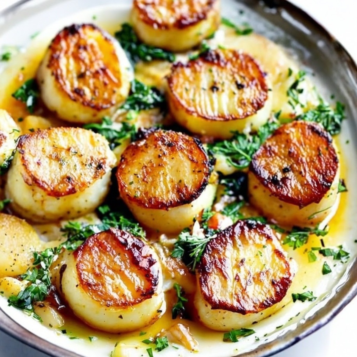 French Potato Scallops Recipe - Instacart