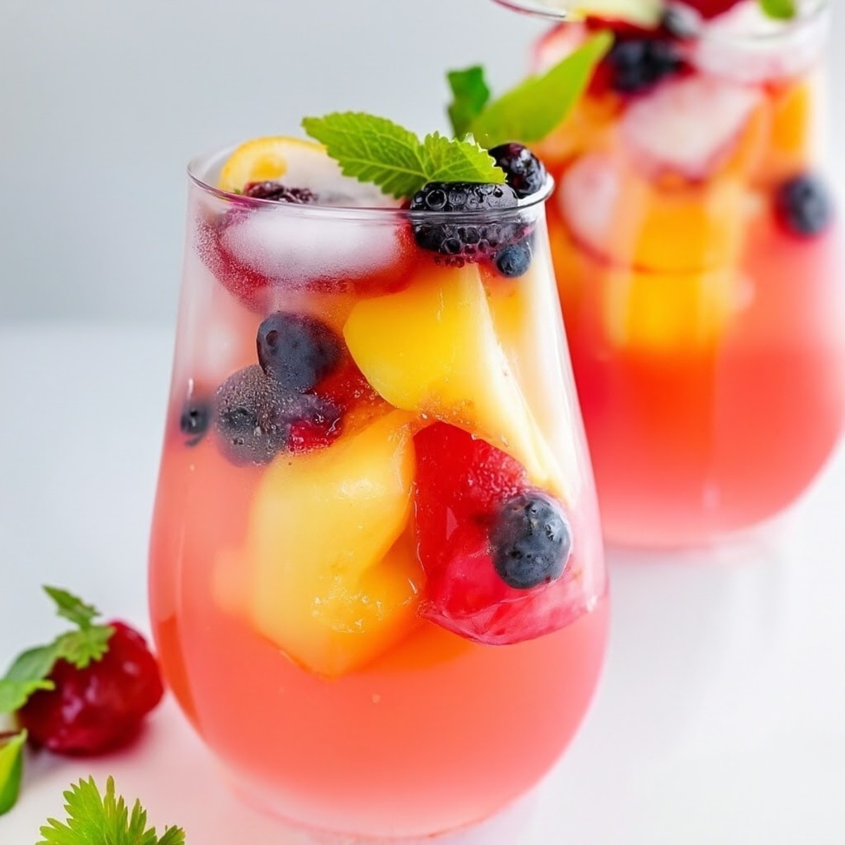 Fresh Summer Fruit Spritzer Recipe - Instacart