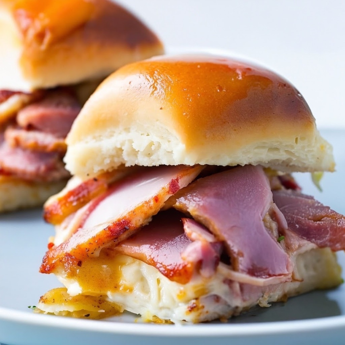 Honey Glazed Ham Sliders with Cheddar Recipe - Instacart