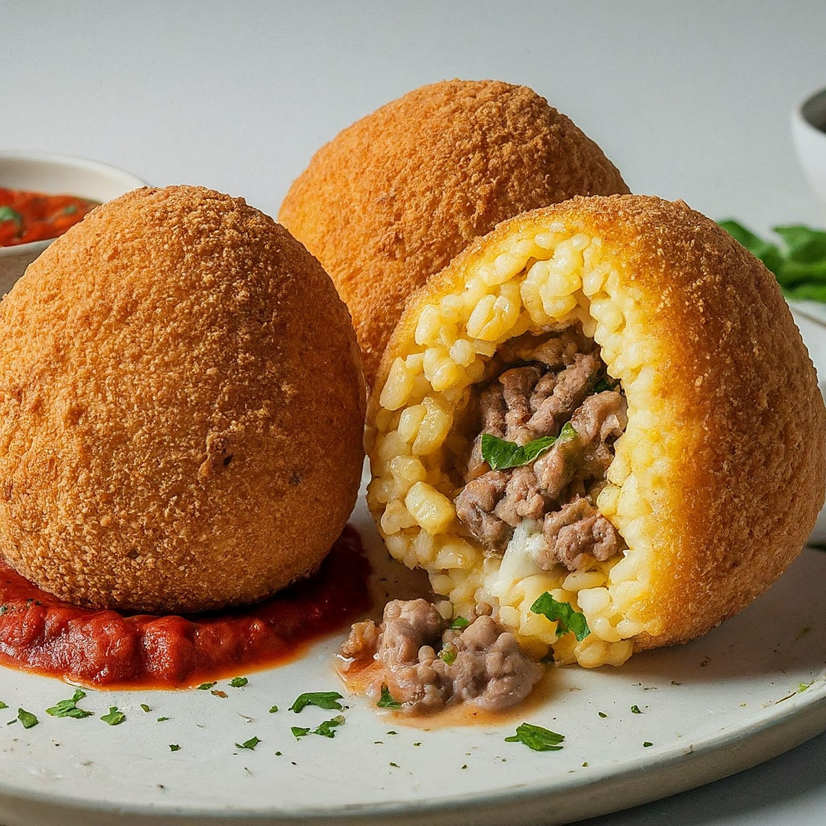 Italian Arancini with Cheese + Meat Filling - Instacart