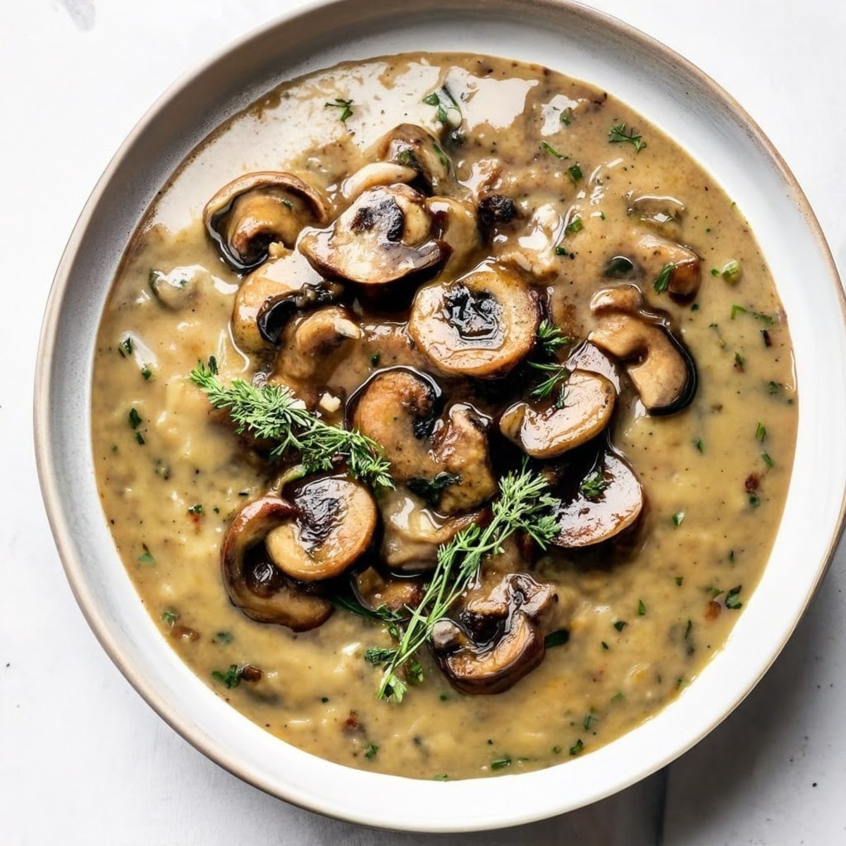 Mushroom Gravy with Garlic and Thyme Recipe - Instacart