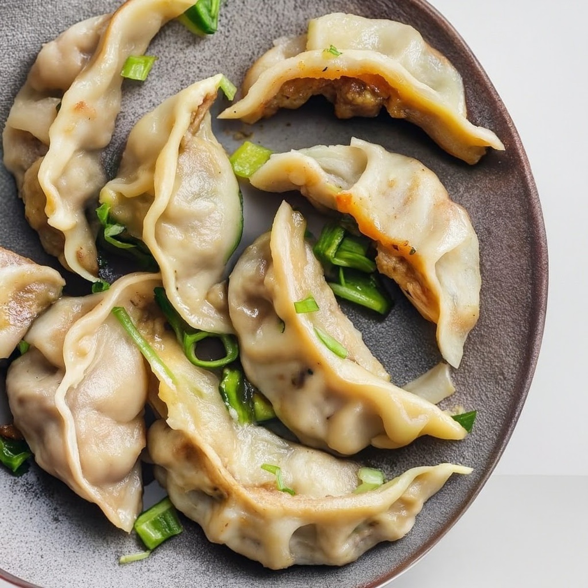 Pork Gyoza with Cabbage and Garlic Recipe - Instacart