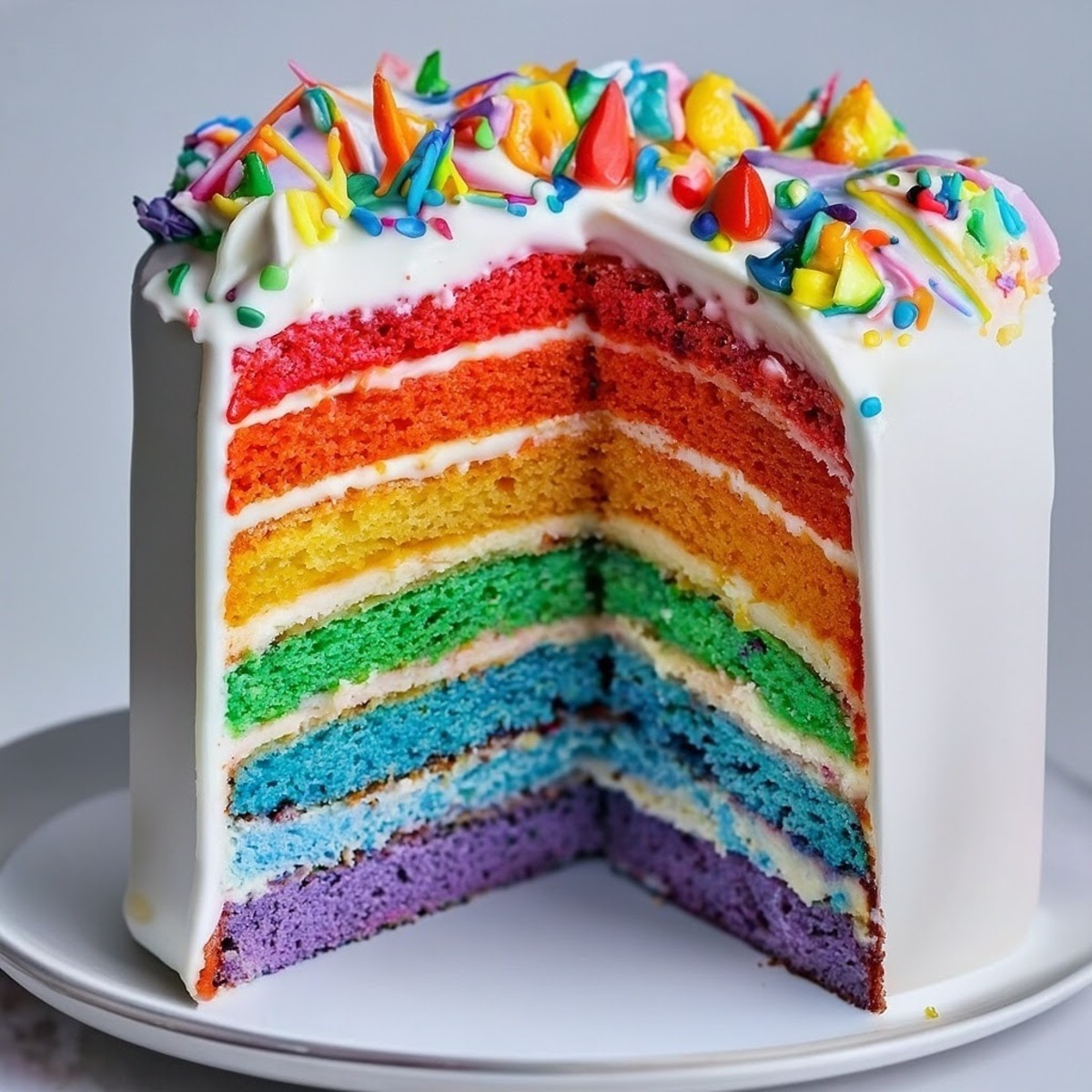 Rainbow Layer Cake Recipe - Instacart