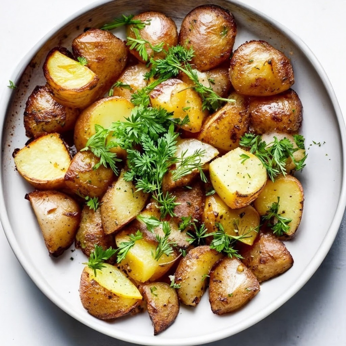 Roasted Diced Potatoes Recipe with Fresh Herbs - Instacart
