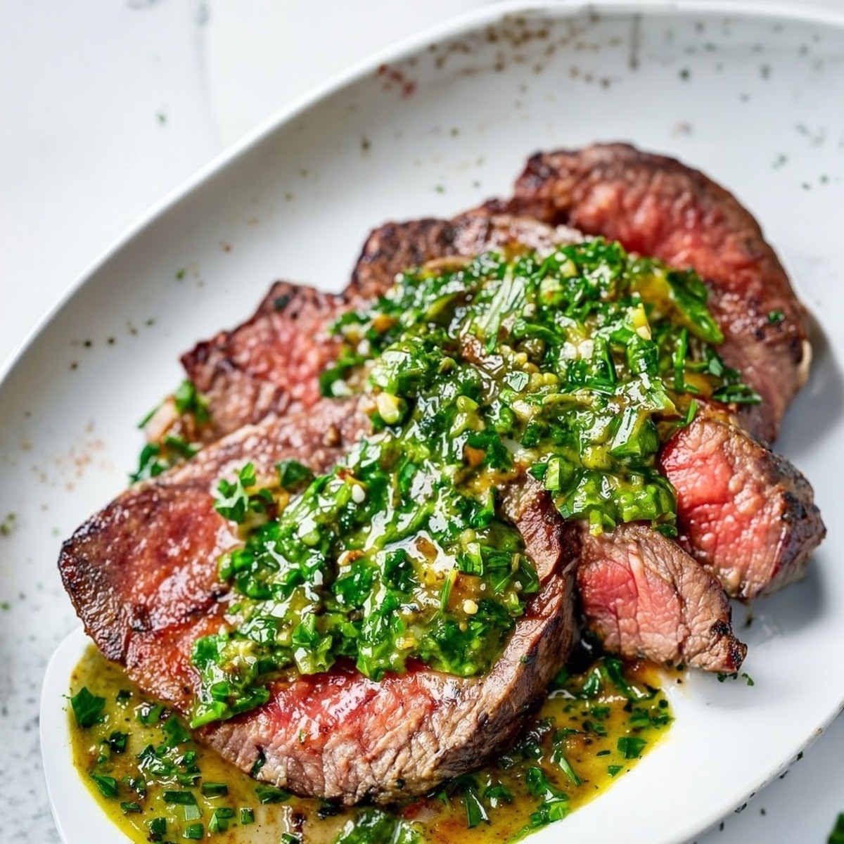 Seared Thin Steak with Chimichurri Sauce Recipe - Instacart