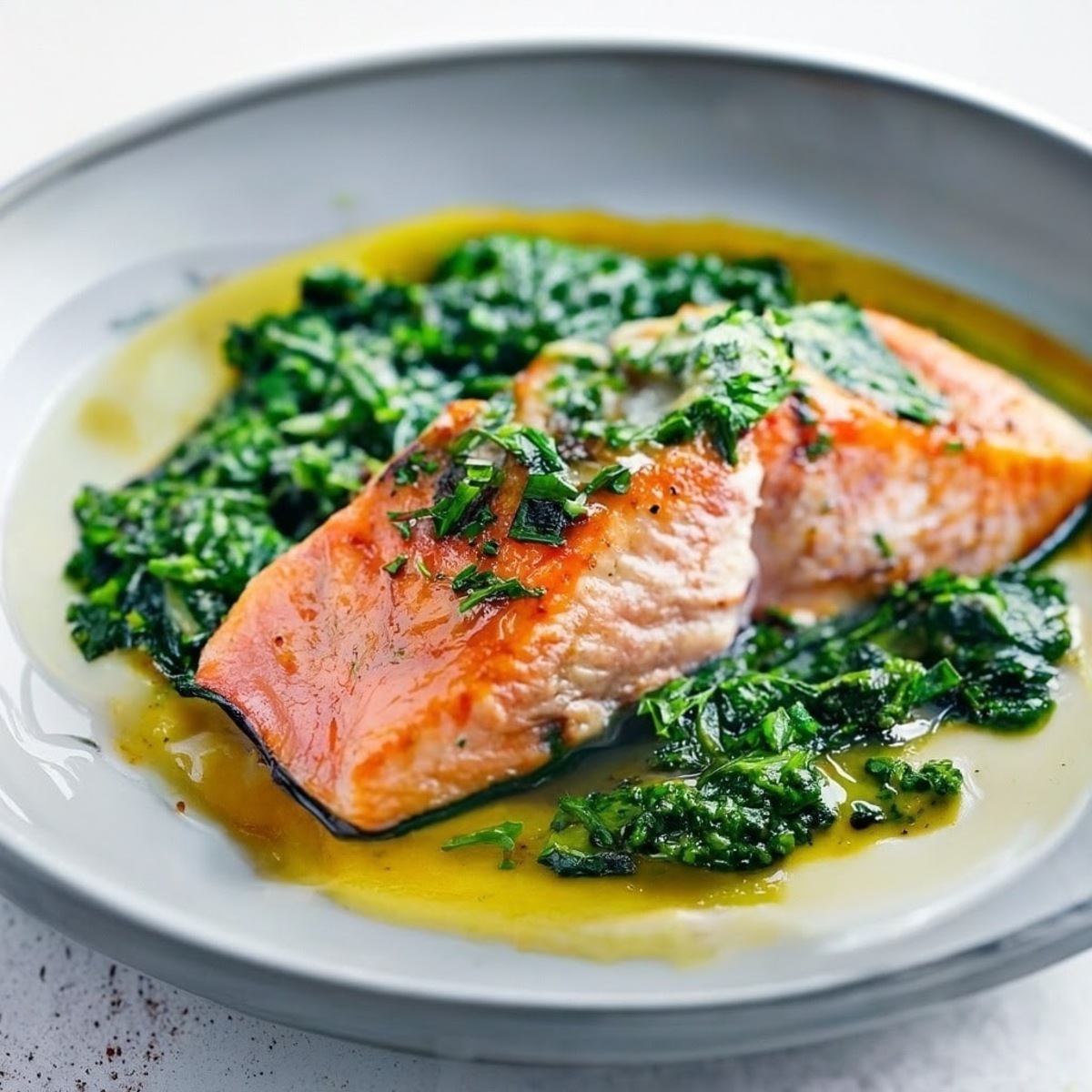 Steamed Salmon Recipe with Lemon Herb Sauce - Instacart