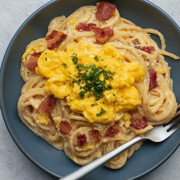 Bacon, Egg, and Cheese Breakfast Pasta Recipe - Instacart