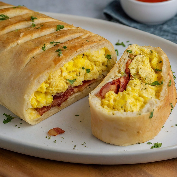 Bacon, Egg, + Cheese Breakfast Stromboli Recipe - Instacart