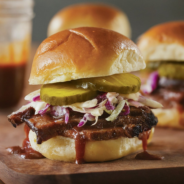BBQ Beef Brisket Sliders with Coleslaw Recipe - Instacart