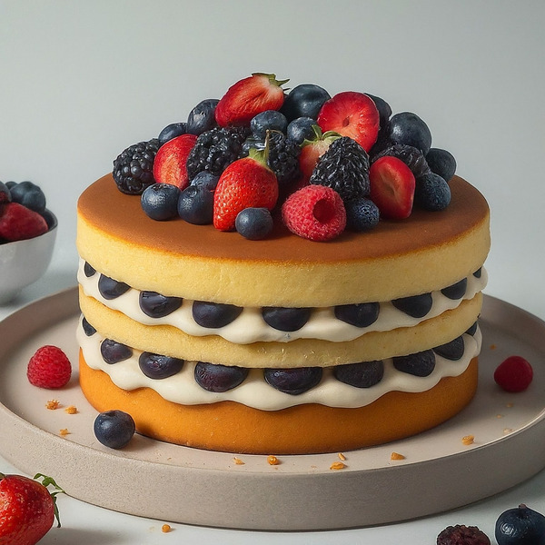 Berry Cake Recipe – Sponge Cake + Mixed Berries - Instacart