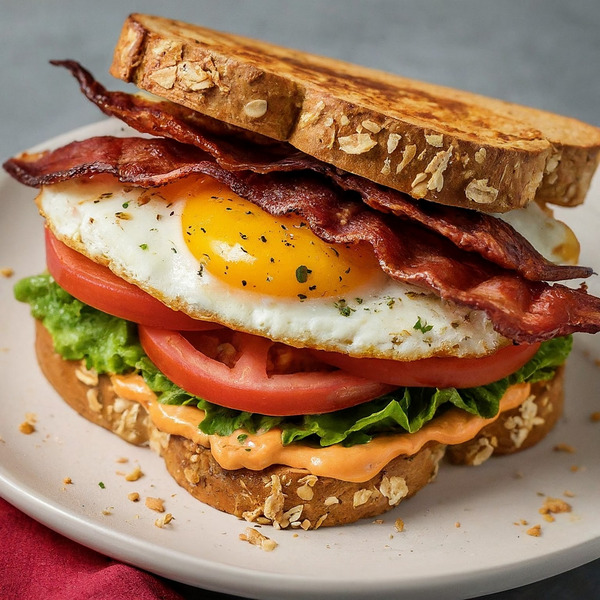 Breakfast BLT Sandwich with Sriracha Mayo Recipe - Instacart