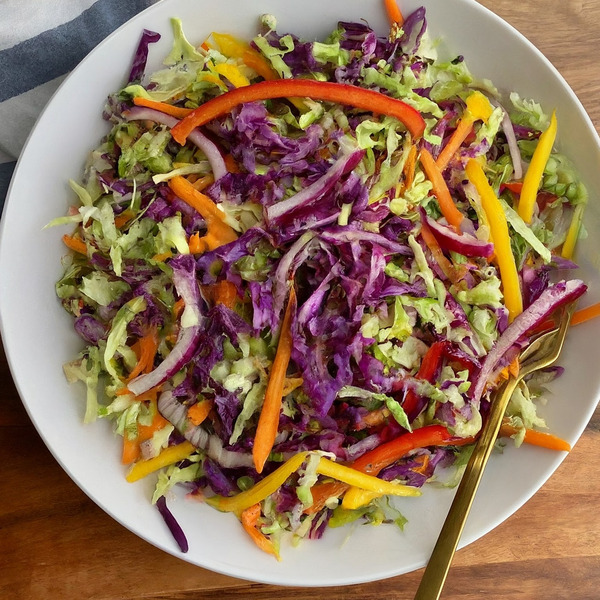Crunchy Rainbow Cabbage Slaw Recipe - Instacart