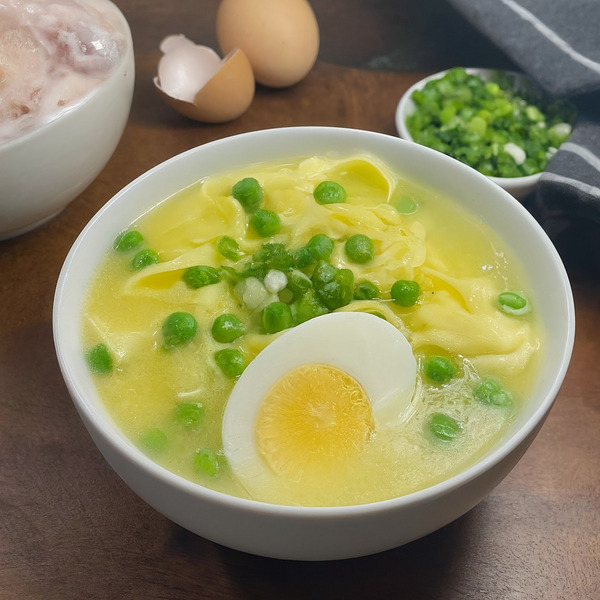 Egg Flower Soup Recipe with Peas and Onions - Instacart