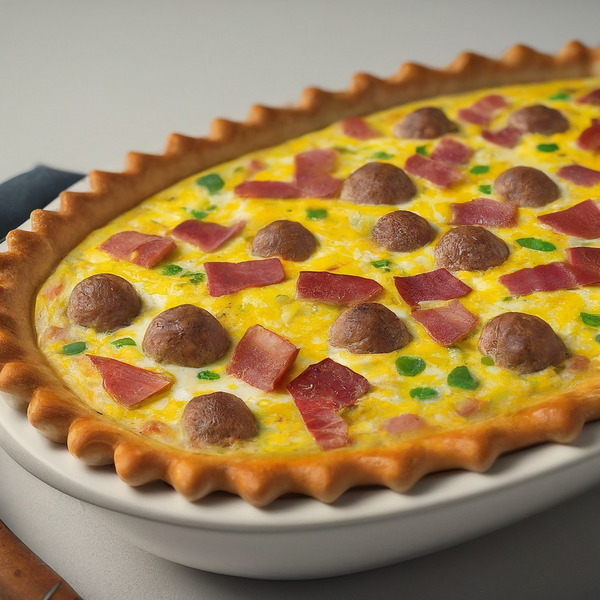 Egg Sausage and Bacon Breakfast Pie Recipe - Instacart