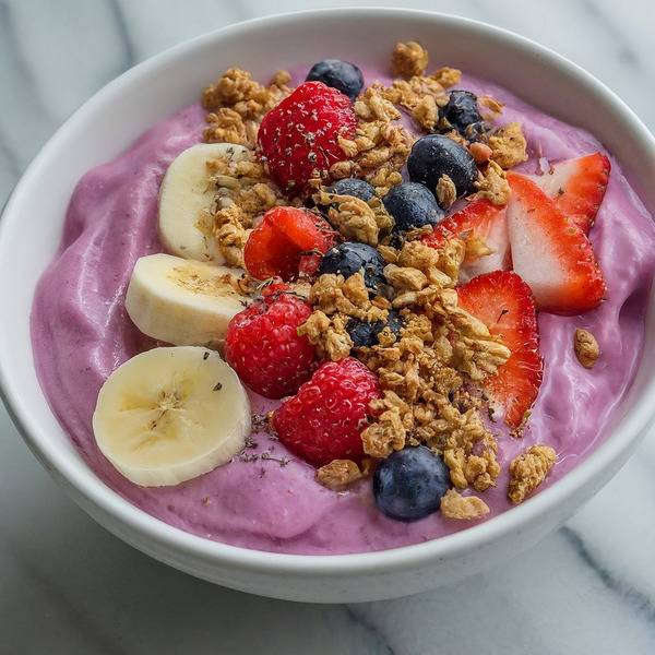 Frozen Yogurt Fruit Smoothie Bowls Recipe - Instacart