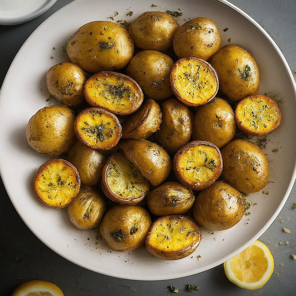 Greek Lemon Potatoes with Garlic and Herbs - Instacart
