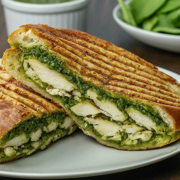 Grilled Pesto Chicken Panini Recipe - Instacart
