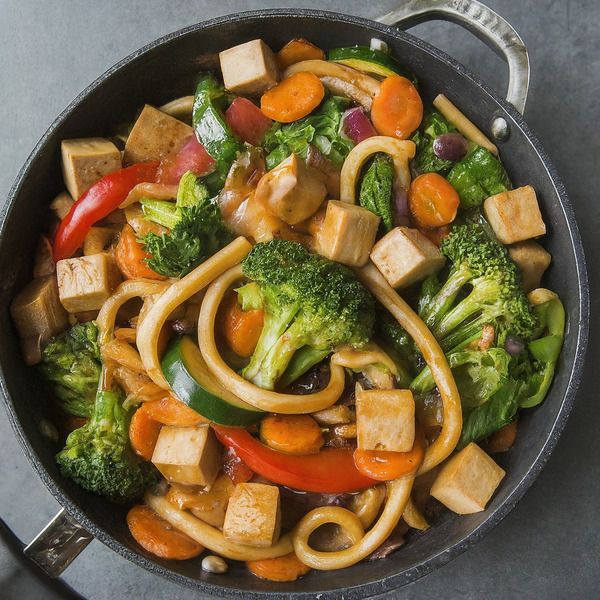 Teriyaki Stir-Fry & Udon Noodles & Tofu Recipe - Instacart