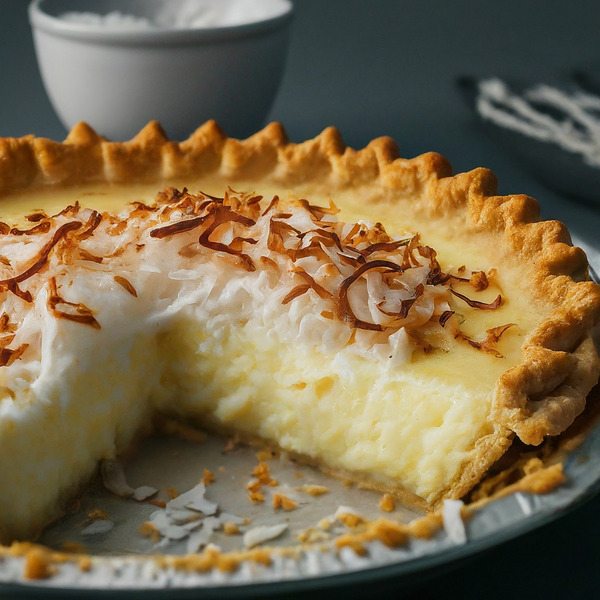 Coconut Custard Pie Recipe | Publix