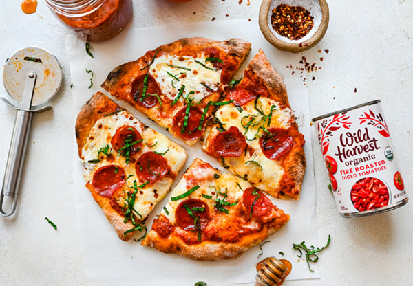 Fire Roasted Tomato, Pepperoni and Hot Honey Pizza Recipe | Cub